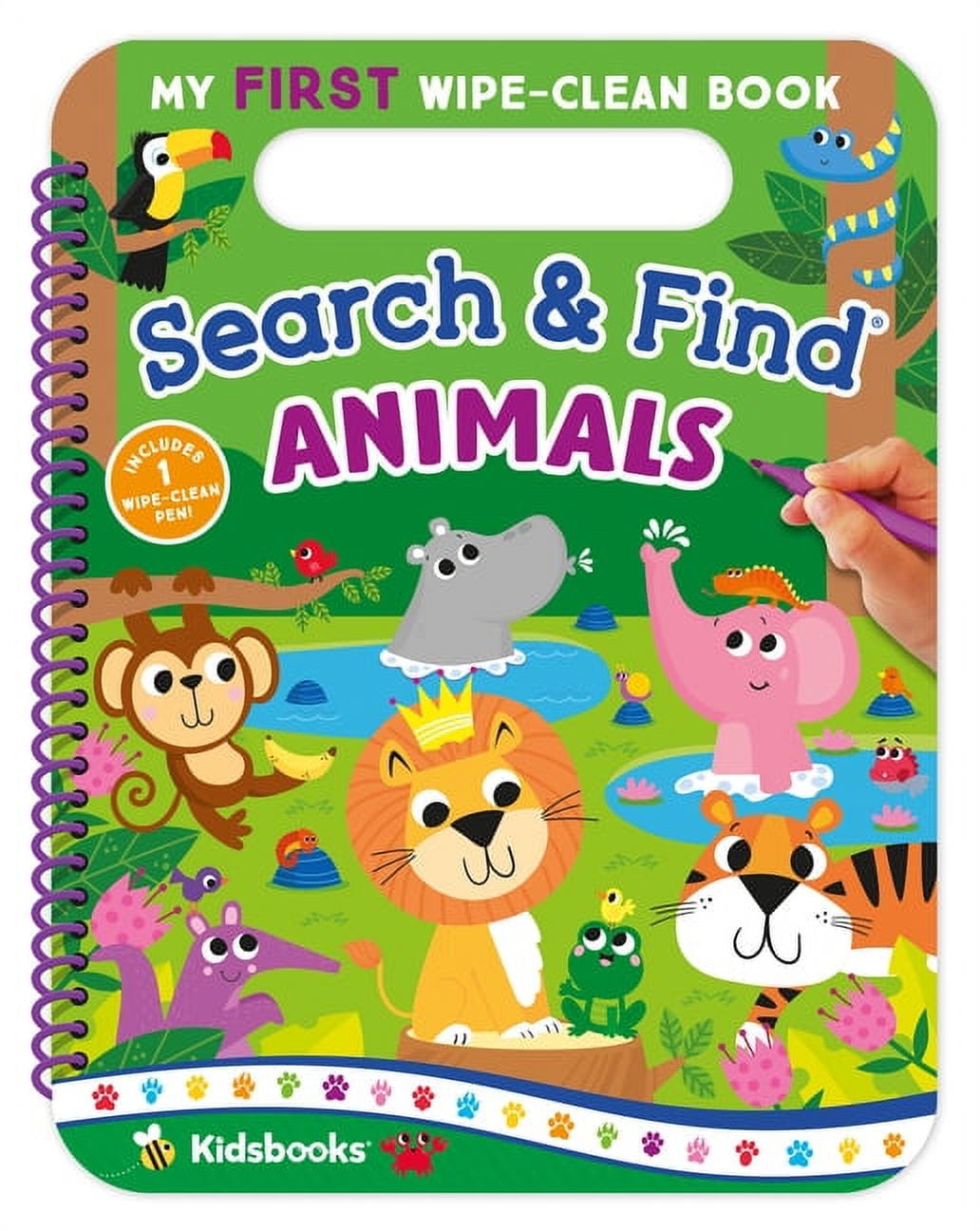My First Wipe-Clean Book: Search & Find Animals, (Spiral-Bound ...