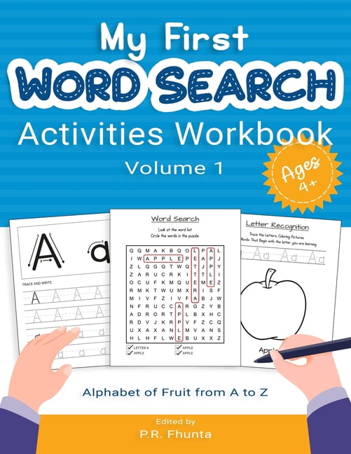 My First Word Search Activities Workbook, Volume 1: Ages 4+, Alphabet ...