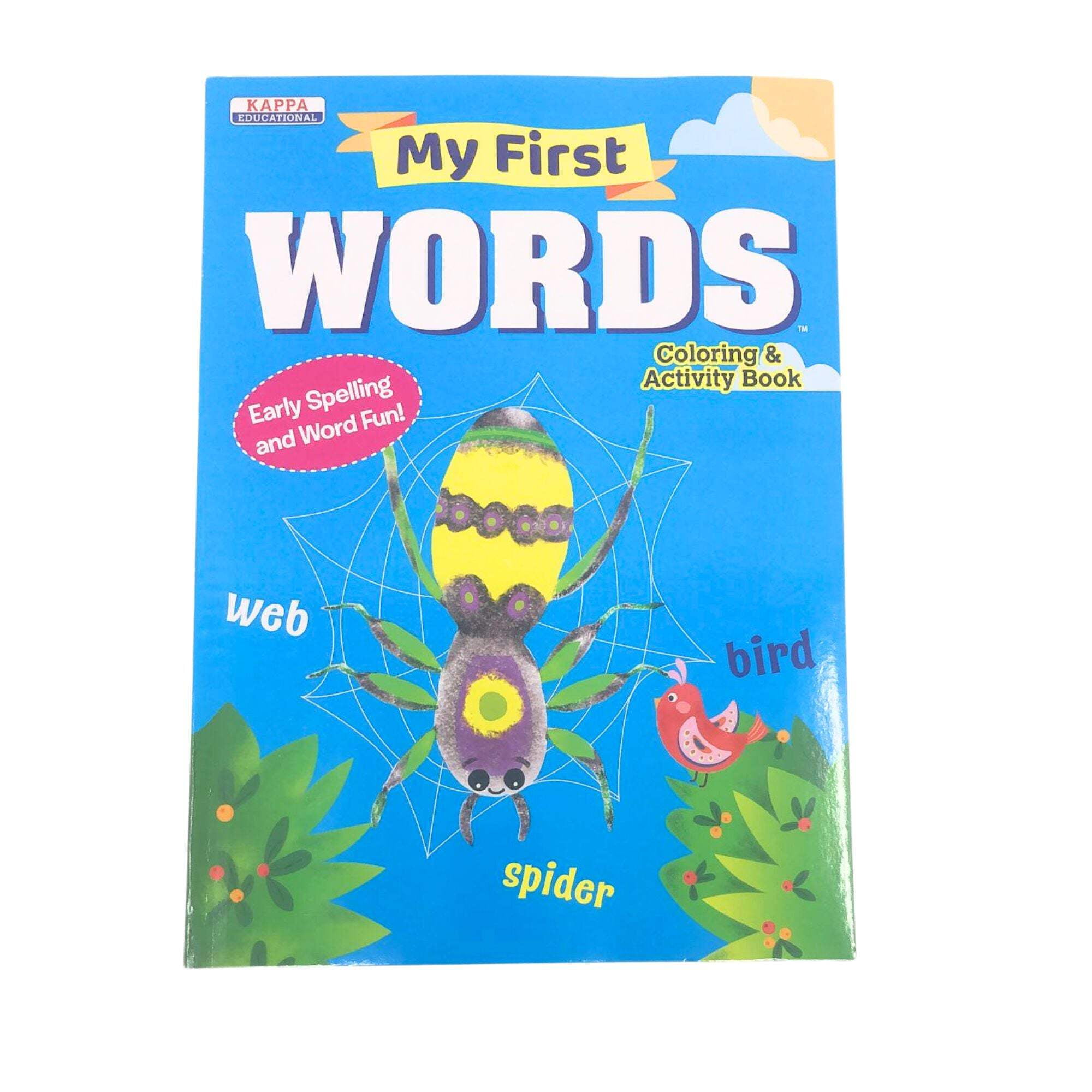 My First Words Coloring and Activity Book for Kids – Learn, Color, and ...