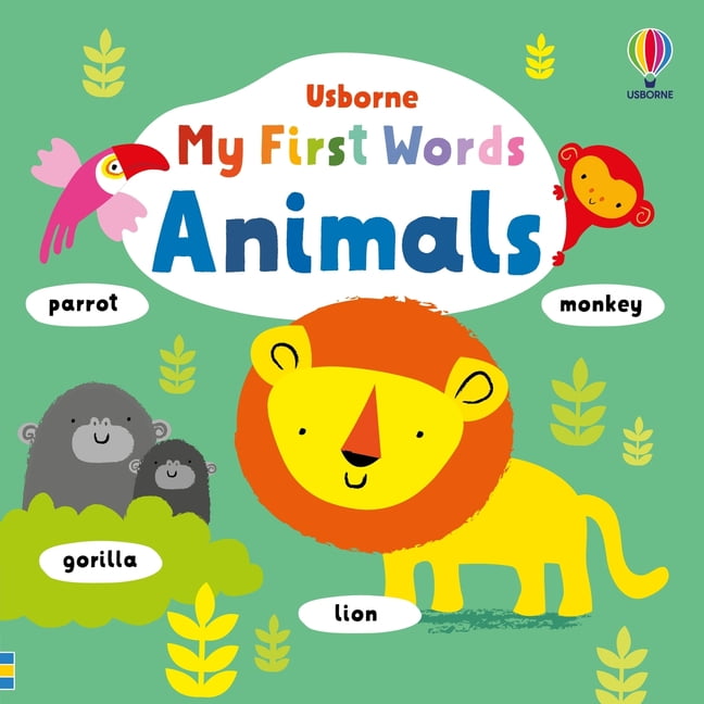 My First Words My First Words Animals, Book 1, (Board Book) - Walmart.com
