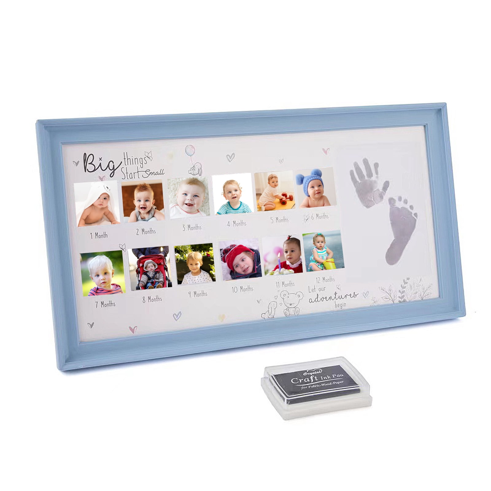 My First Year Newborn Keepsake Picture Frame,12 Month Picture Frame ...