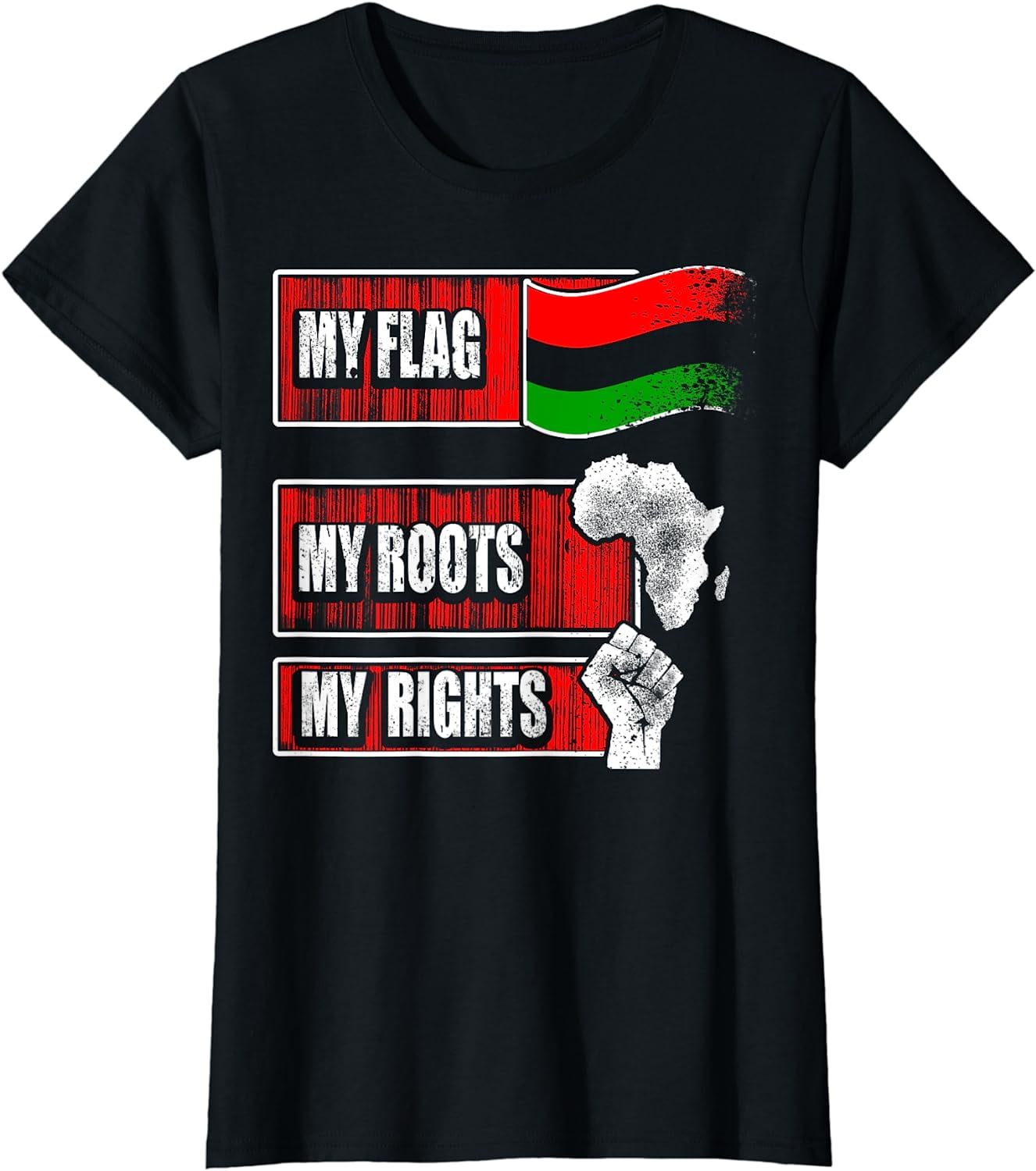 My Flag My Rights My Roots Pan African American - Walmart.com