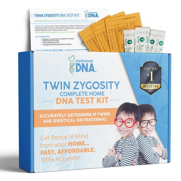 Twin Home DNA Test Kit, Lab Fees & Shipping Included - My Forever DNA ...