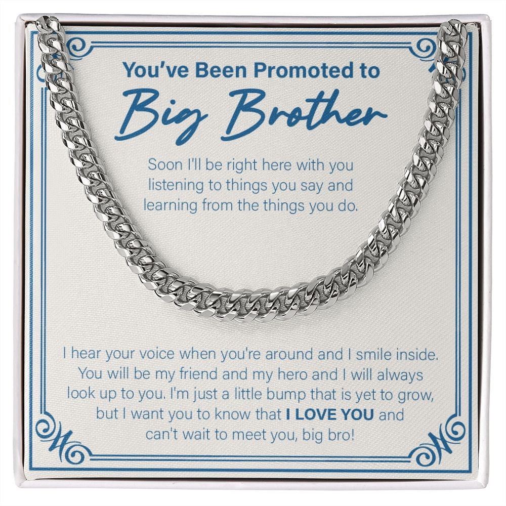 "My Friend And Hero" Promoted To Big Brother Necklace Gift From Future ...