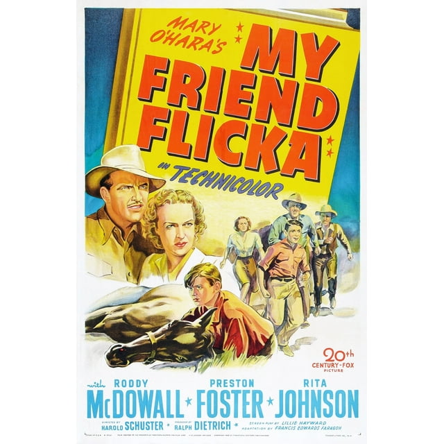 My Friend Flicka U Movie Poster Masterprint - Walmart.com