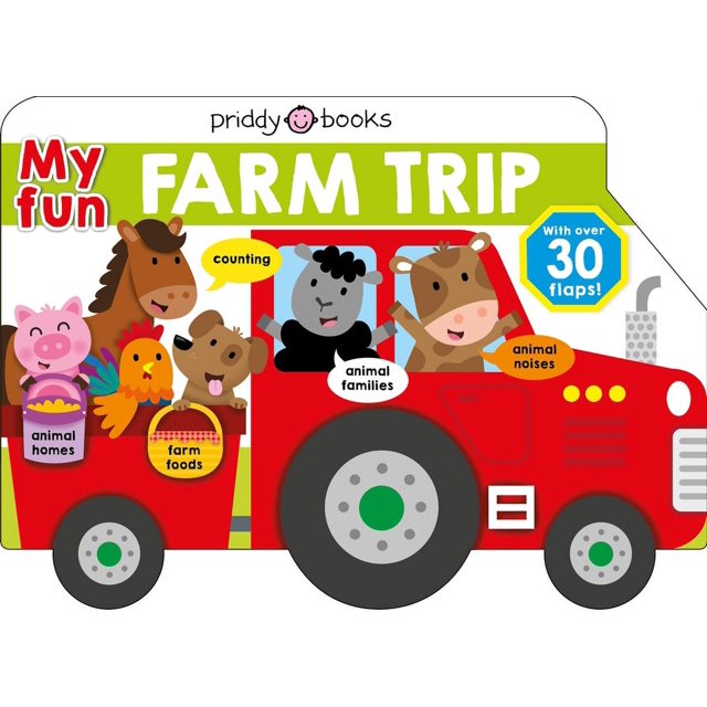 My Fun Flap Book: My Fun Farm Trip (Lift-The-Flap Tab Books) - Priddy ...