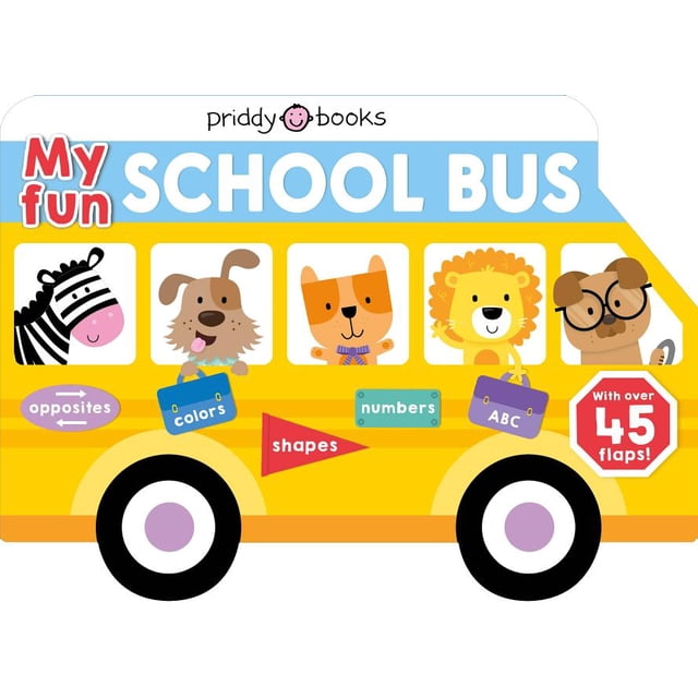 My Fun Flap Books My Fun School Bus, (Board Book) - Walmart.com