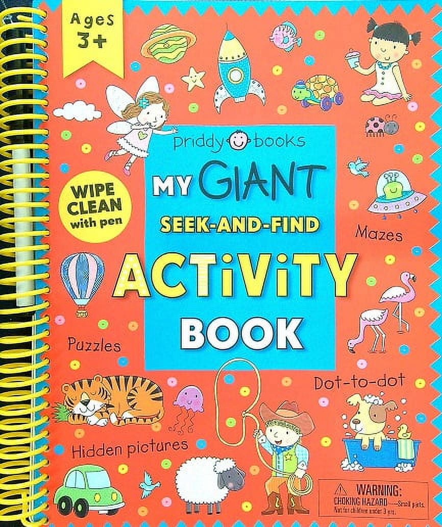My Giant Seek-And-Find Activity Book for Kids & Toddlers - Wipe Clean ...
