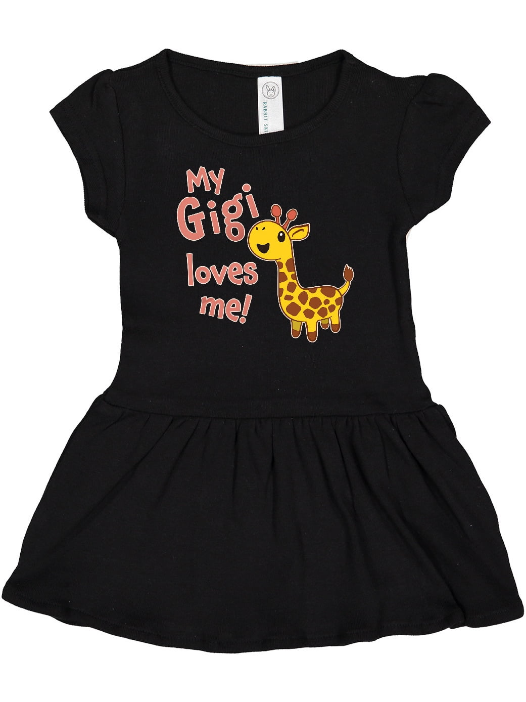 Inktastic My Gigi Loves Me Cute Giraffe Girls Baby Dress - Walmart.com
