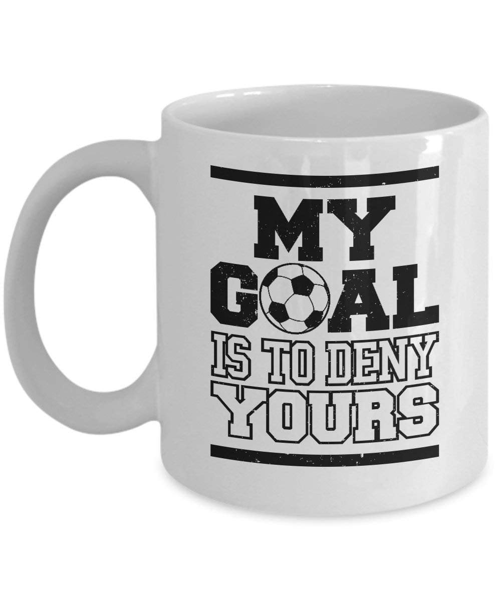 My Goal Is To Deny Yours Soccer Ball Coffee & Tea Gift Mug, Gifts for ...