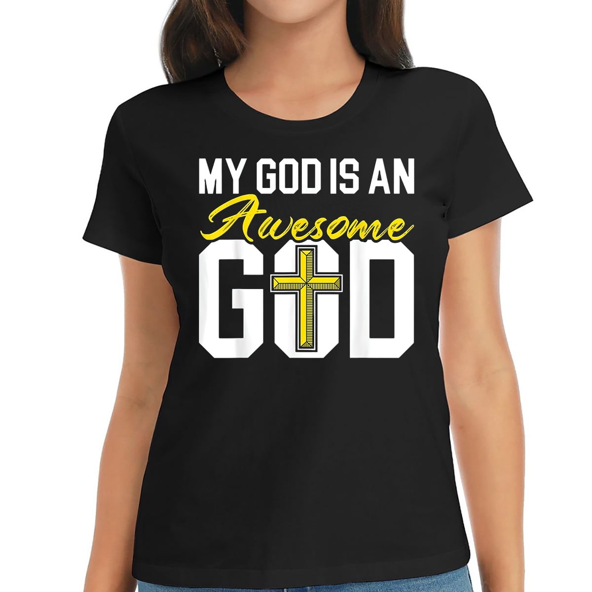 My God Is An Awesome God Religious Pastor Christian T-Shirt - Walmart.com