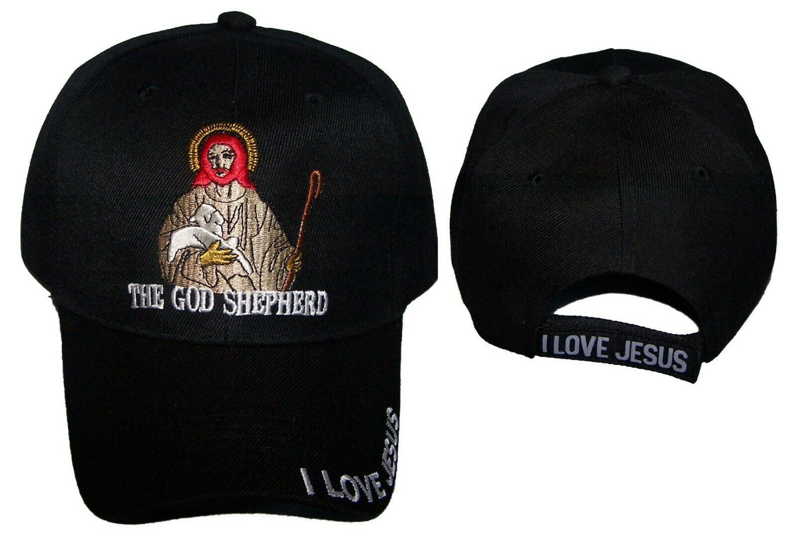 My God Shepherd Christian Religious Faith Baseball Caps Embroidered ...