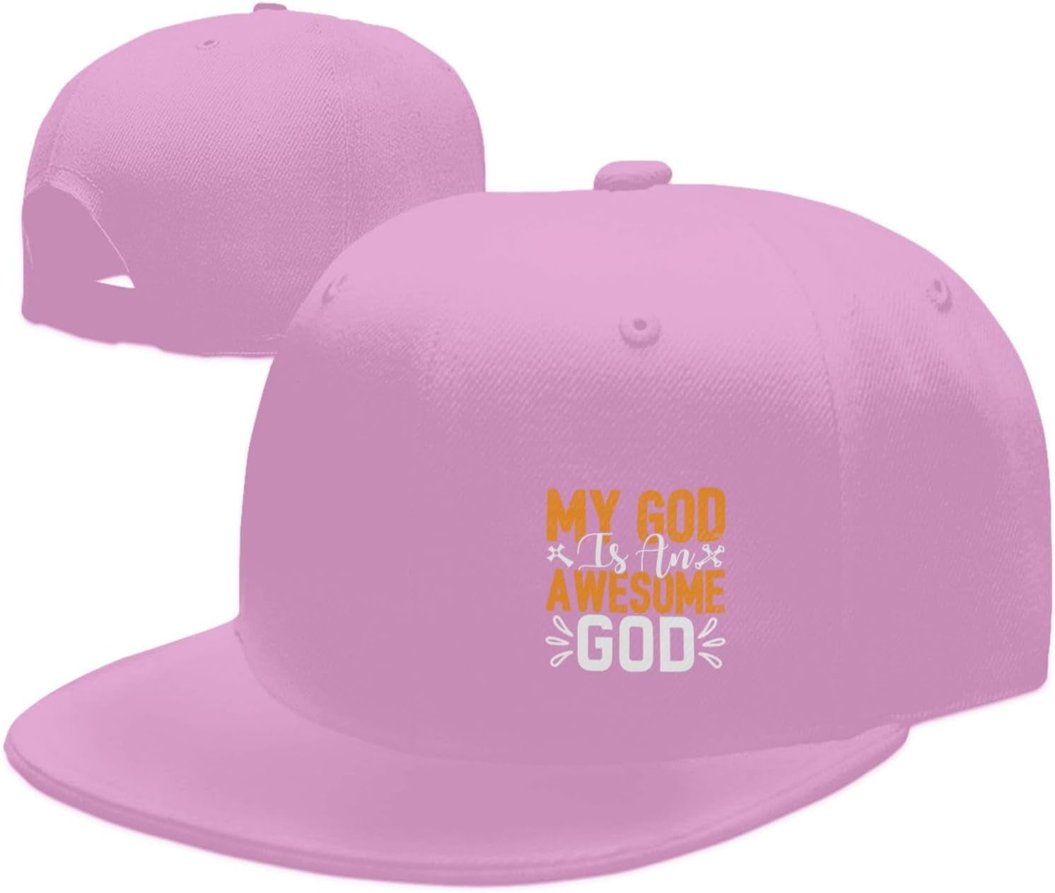 My God is an Awesome God Hat Fashion Trucker Hat Flat Brim Baseball ...