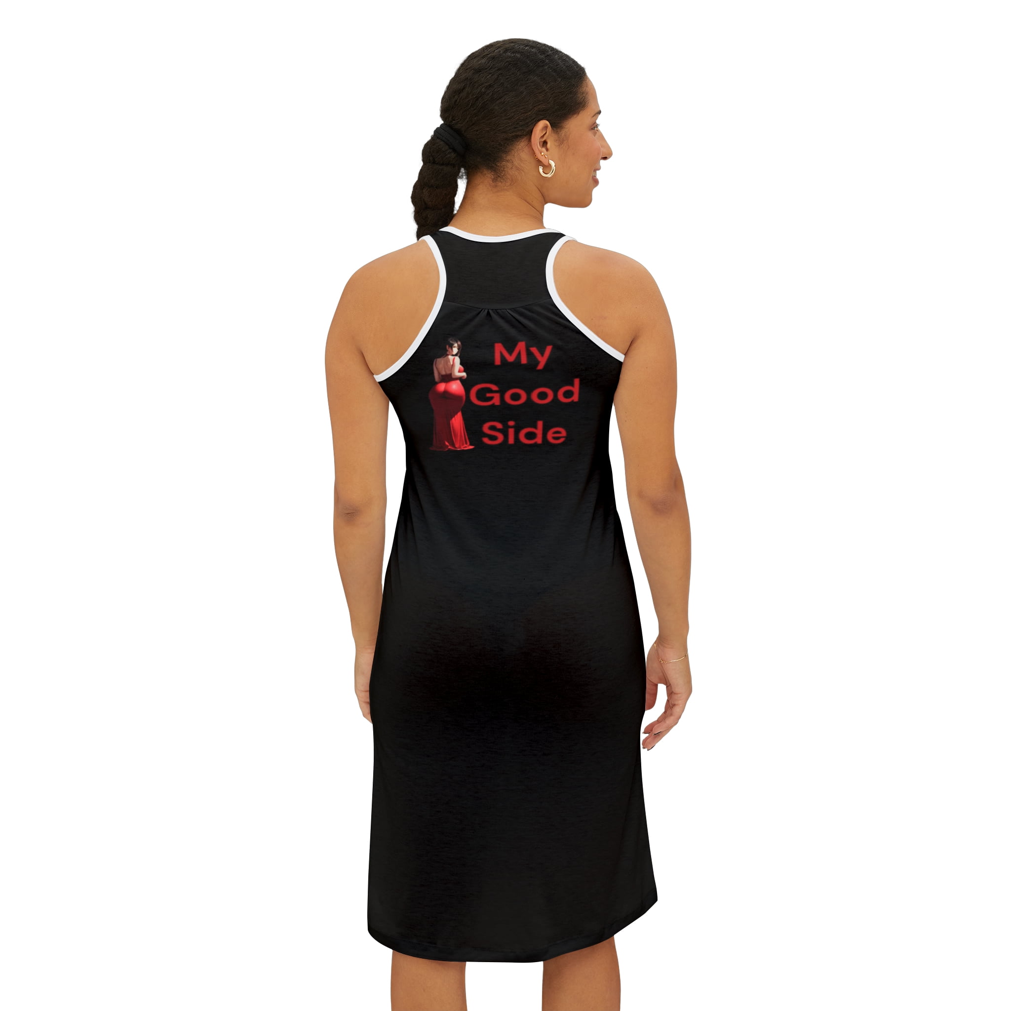 My Good Side Women's Black Racerback Dress - Walmart.com
