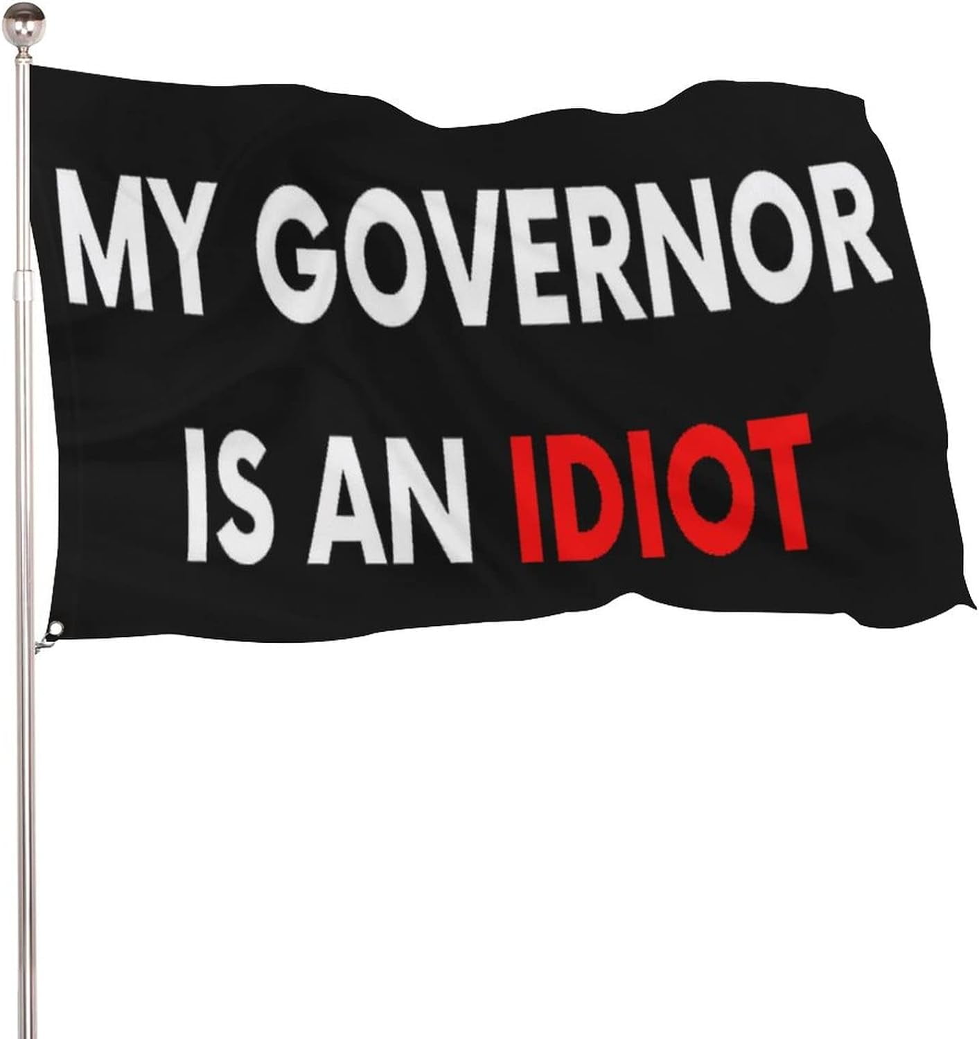 My Governor Is An Idiot Garden 2x3 FT Flag Outdoor Indoor Party Home ...