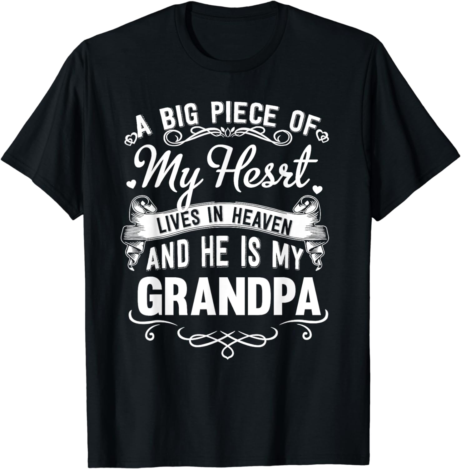My Grandpa Lives In Heaven Memorial Day Gift Men T-Shirt - Walmart.com