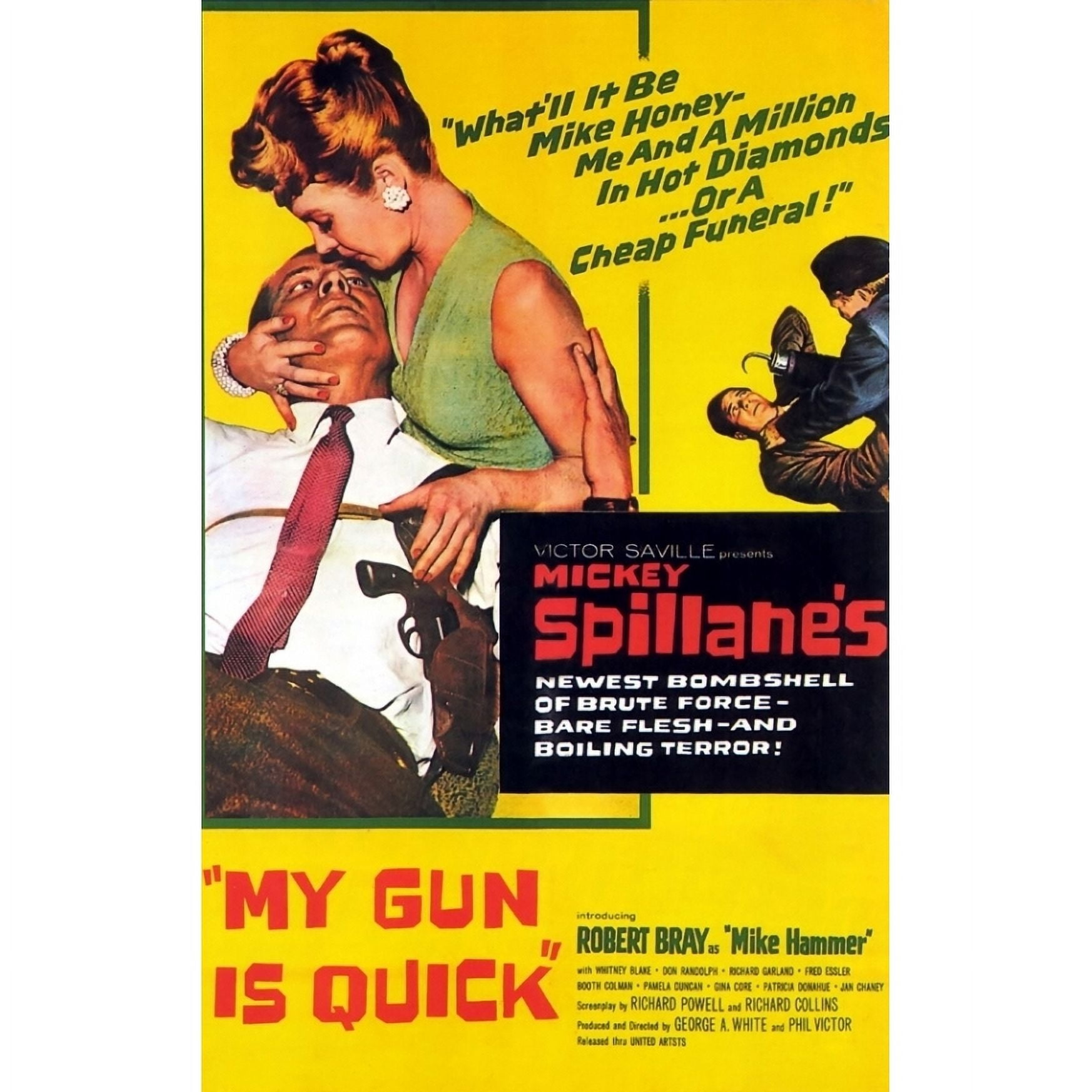My Gun Is Quick Movie Poster (11 x 17) - Walmart.com