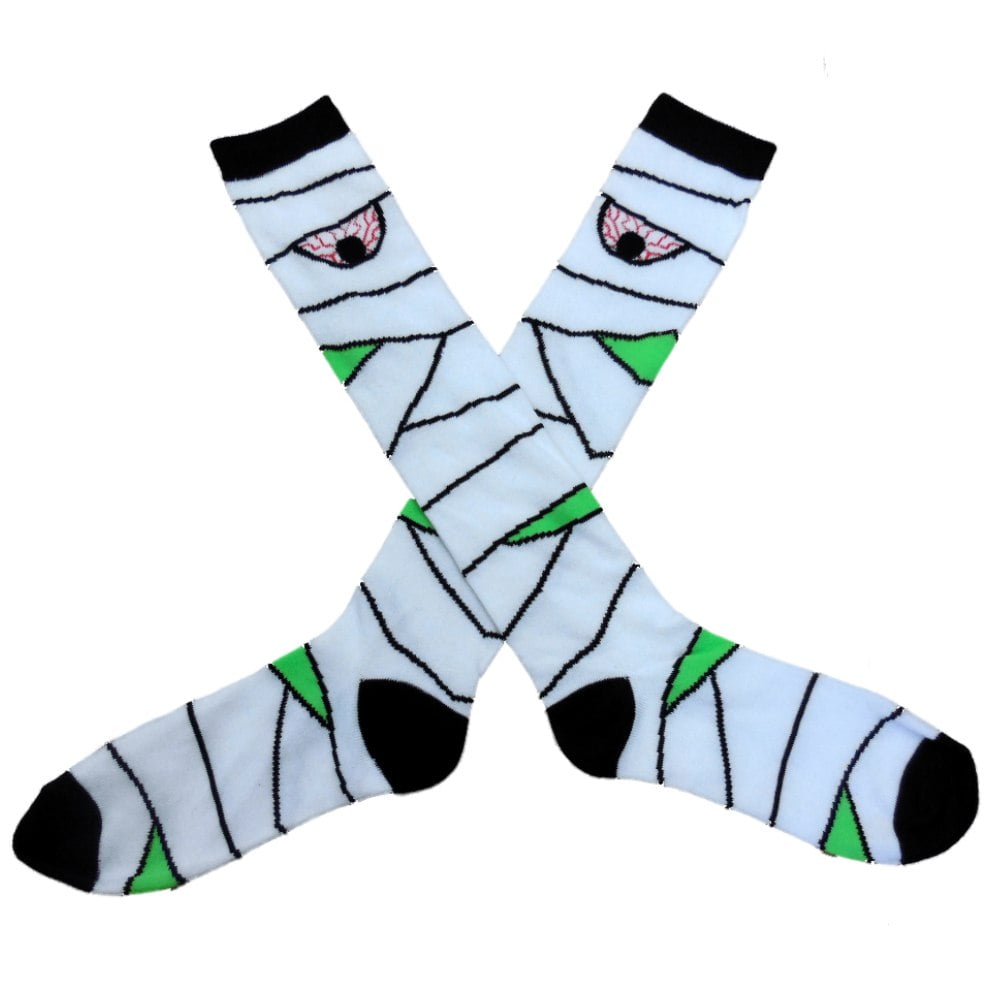 My Halloween Womens Long White Bloodshot Eyeball Knee Socks - Walmart.com