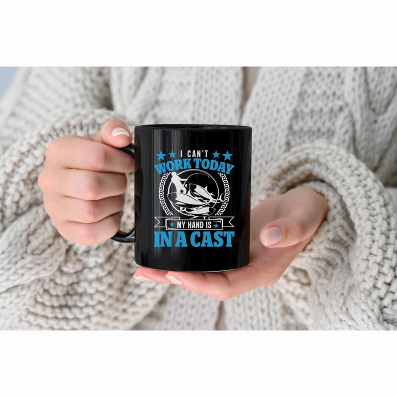My Hand’s in a Cast Mug – Funny Injury Gift for Coworkers and Office ...