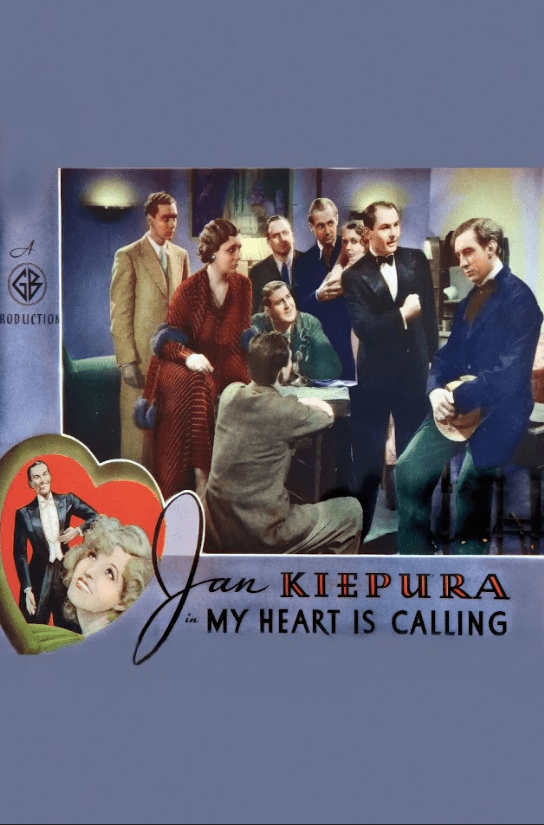 My Heart Is Calling 1935 Movie Poster 24x36 - Romantic Musical, Classic French C - Walmart.com