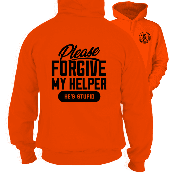 My Helper - Safety Orange Hi Vis Hoodie - Walmart.com