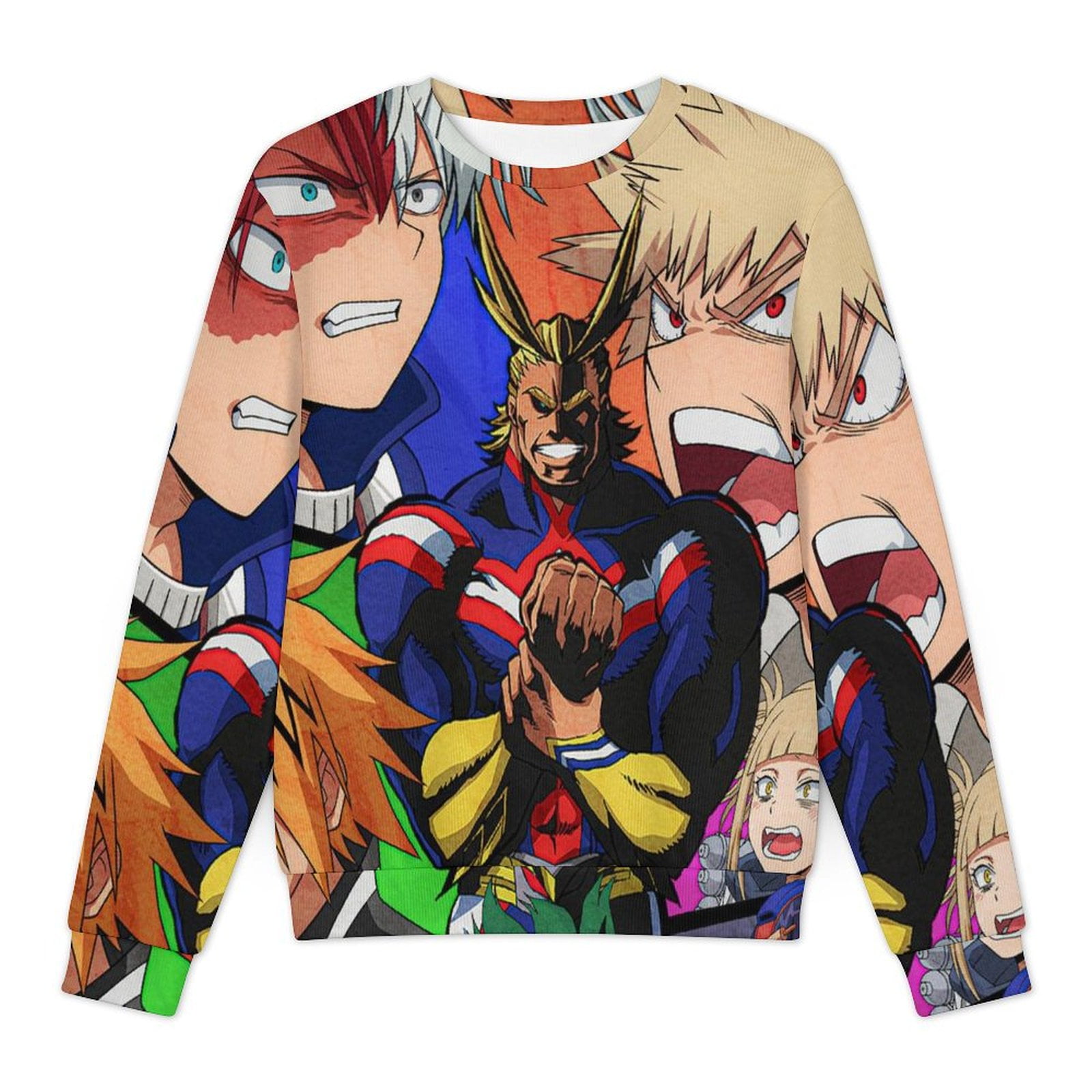 My Hero Academia Adult Sweater Loose Fitting Pullover Fashion 3D ...