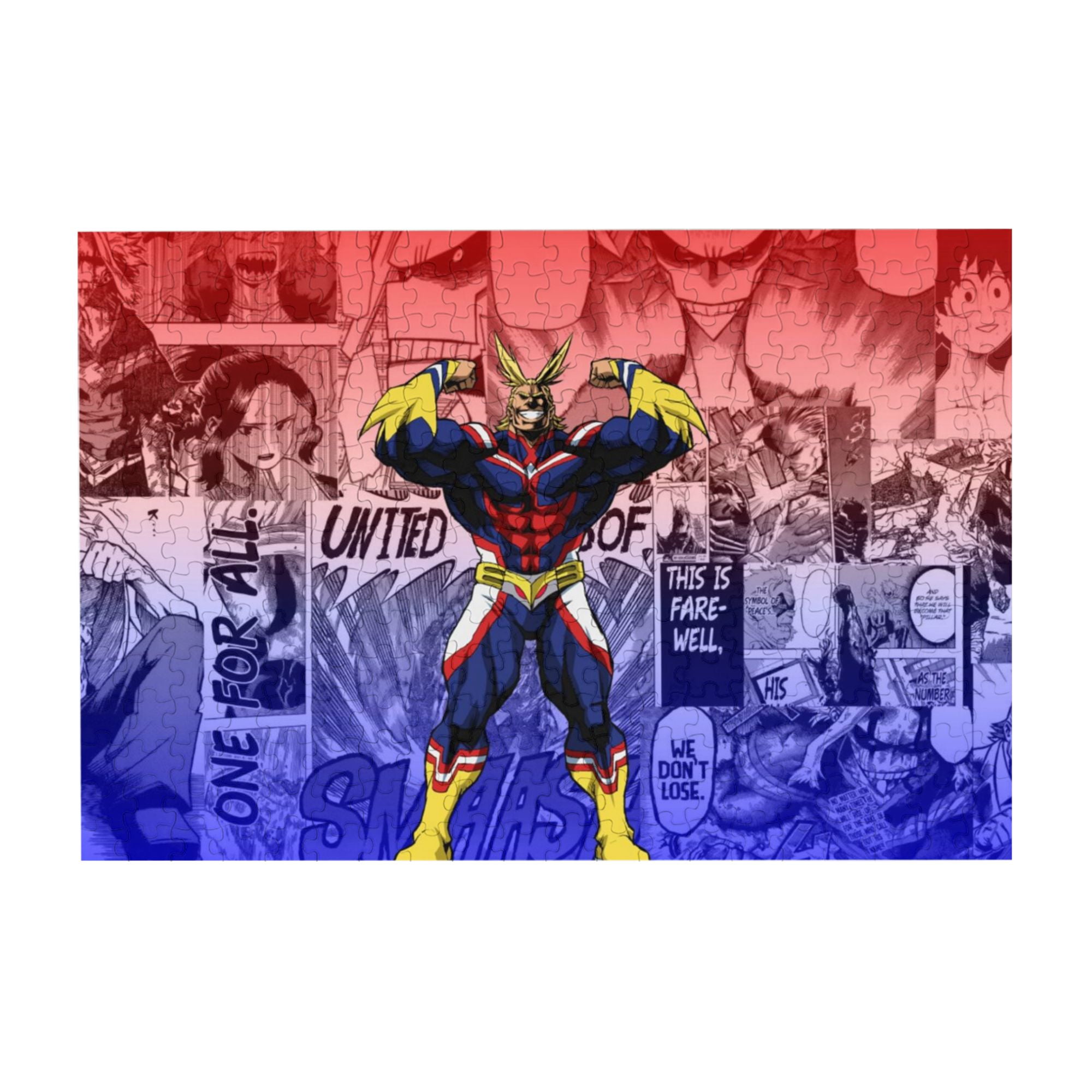 My Hero Academia All Might 300 Piece Puzzles,Wooden Jigsaw Puzzle,Home ...