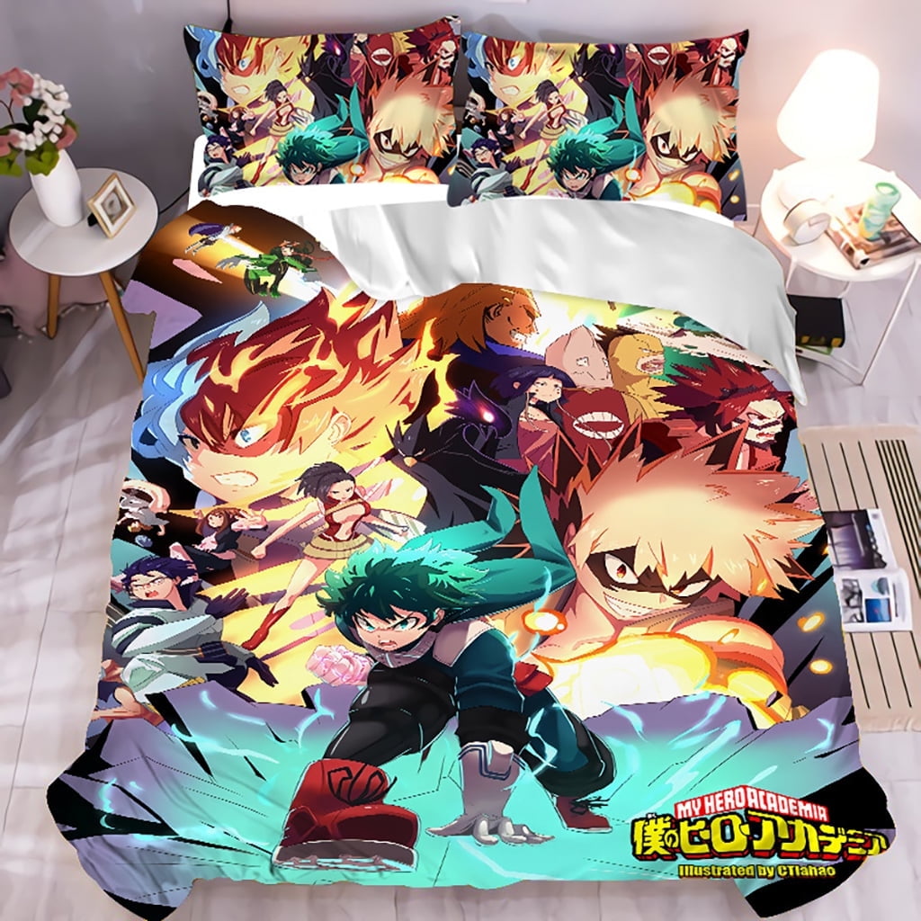 My Hero Academia Anime Bedding Bed Set Twin Full Queen King Size 1 ...