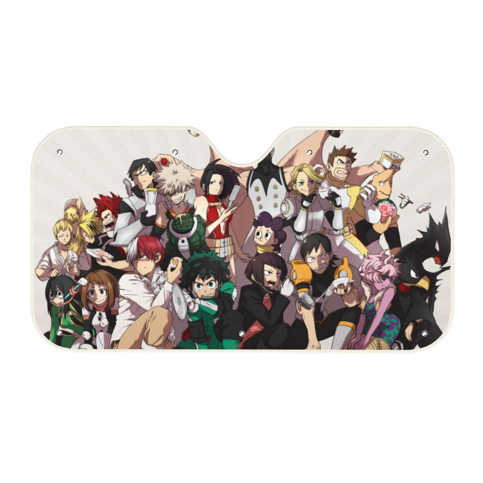 My Hero Academia Anime Foldable Car Windshield Sunshade Vehicle ...