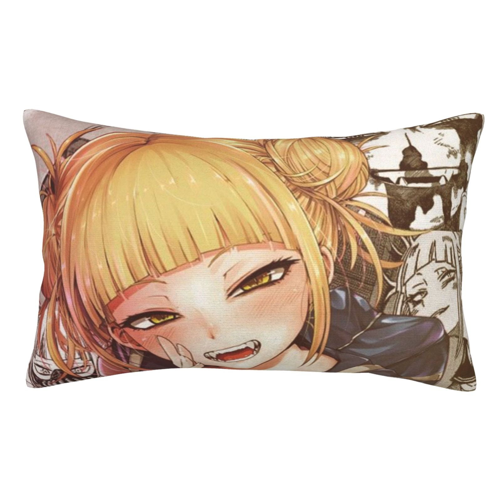 My Hero Academia Anime Himiko Toga Pillowcase Cushion Pillow Covers With Hidden Zipper Pillow