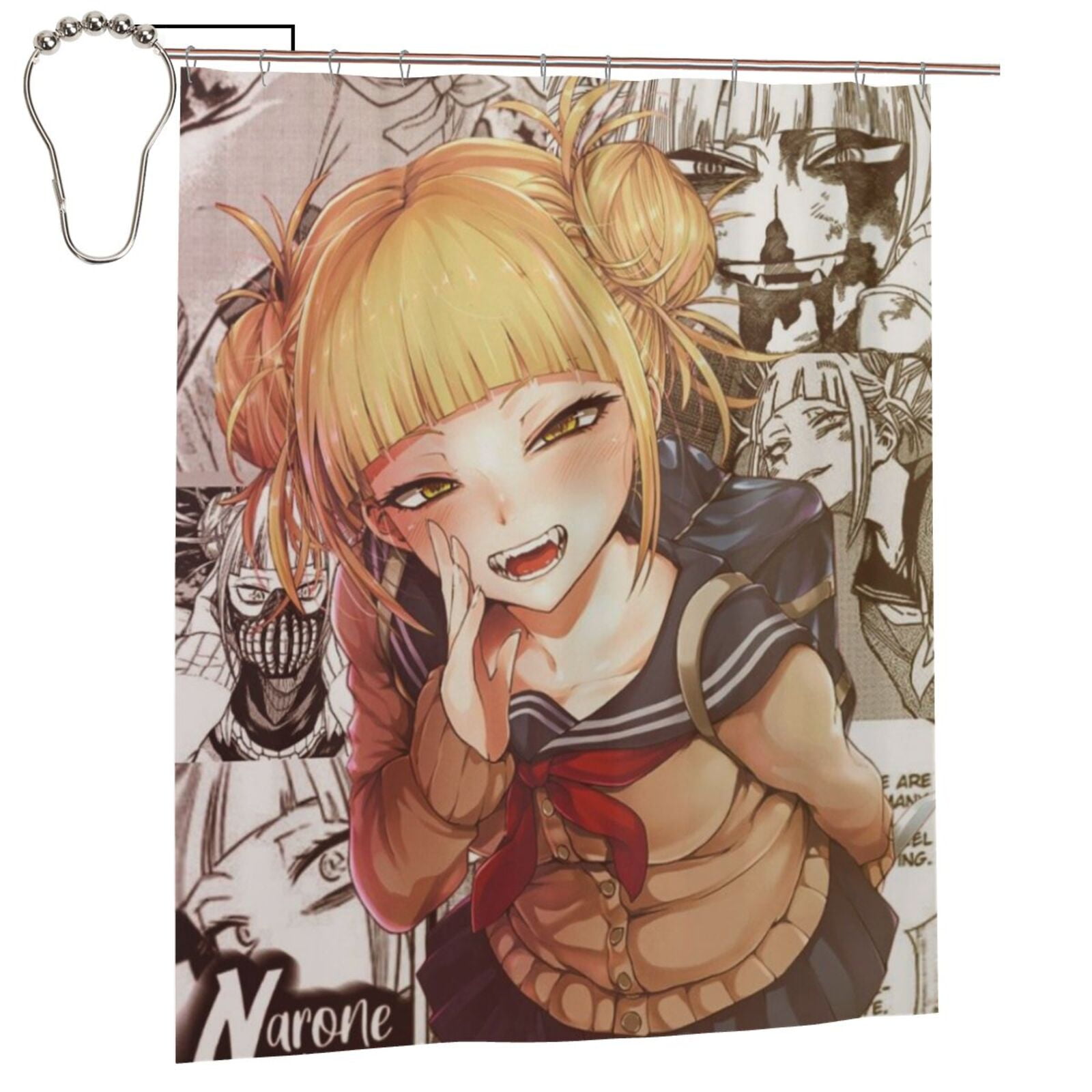 My Hero Academia Anime Himiko Toga Shower Curtain Bathroom Decor ...
