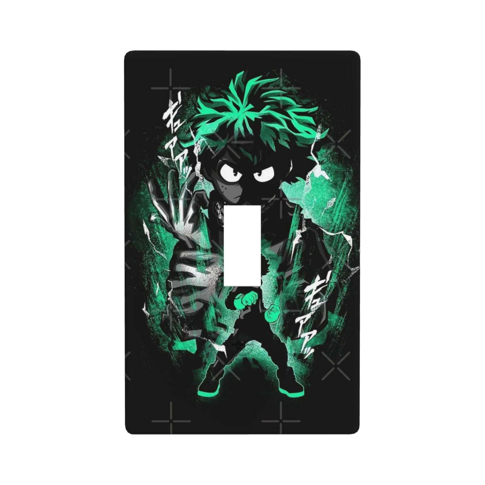My Hero Academia Anime Light Switch Cover Plates, Single Lever Wall ...