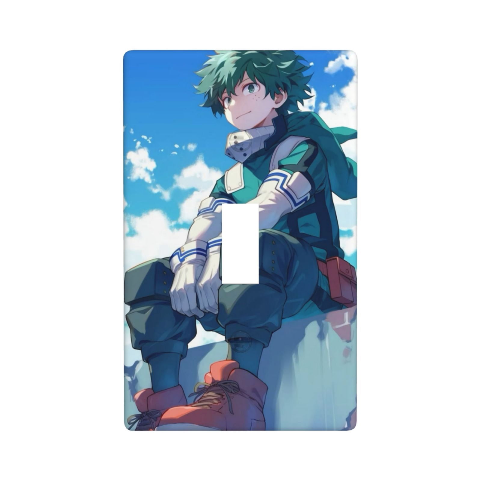 My Hero Academia Anime Light Switch Cover Plates, Single Lever Wall ...