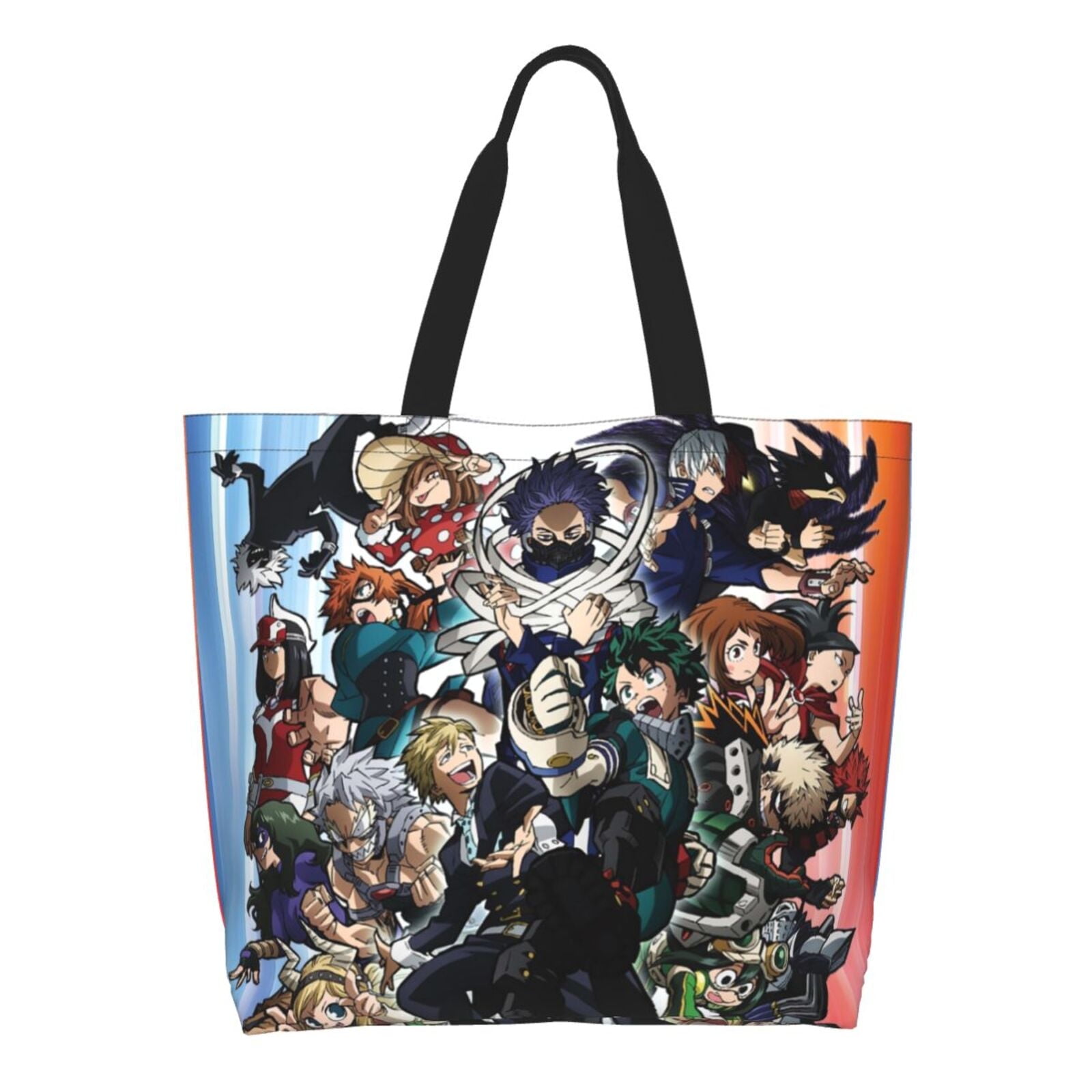 My Hero Academia Anime Tote Bags Reusable Women Shoulder Bag Grocery ...