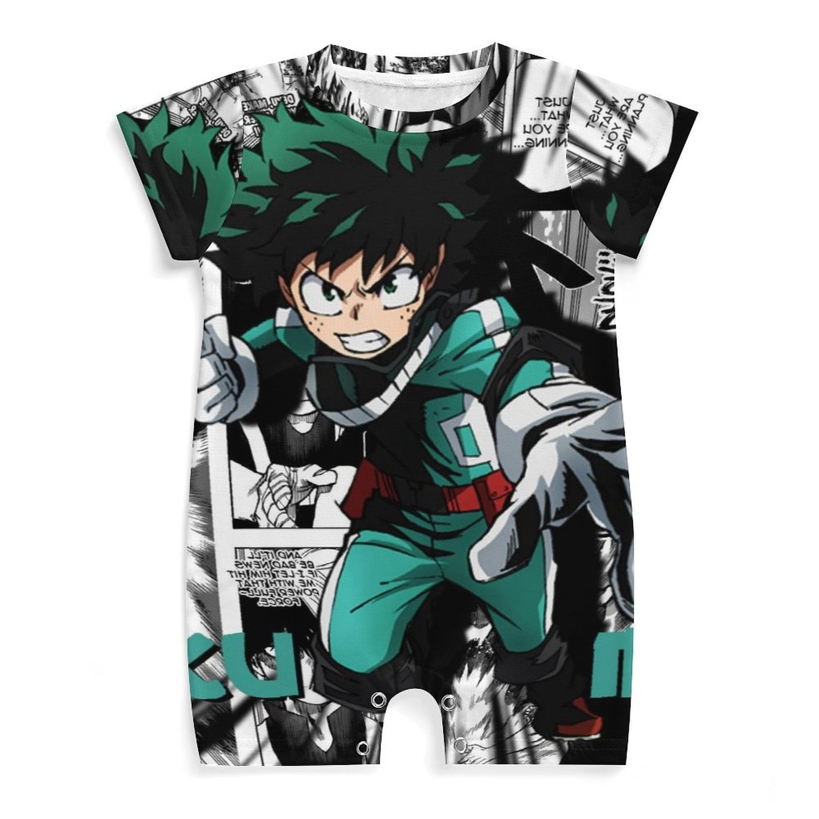 My Hero Academia Baby Boy Girl Romper Short Sleeve Cotton Bodysuit ...