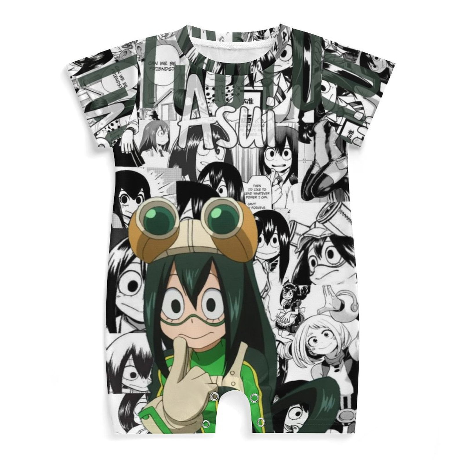 My Hero Academia Baby Romper Short Sleeve Bodysuits Soft Rompers Summer ...