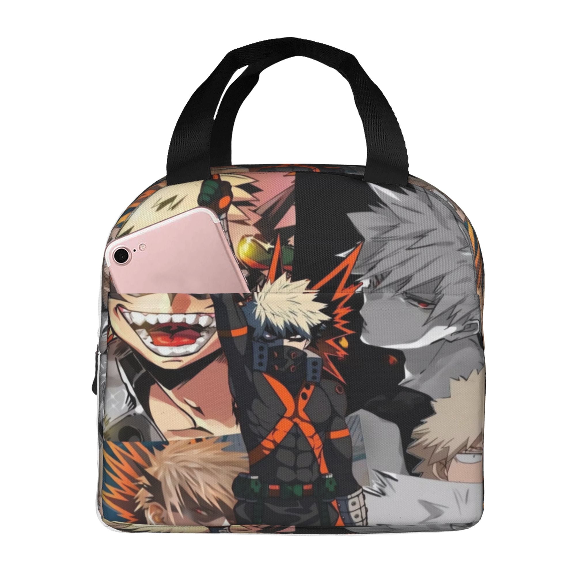 My Hero Academia Bakugo Katsuki Lunch Bag Tote Bag Insulated Lunch Box ...