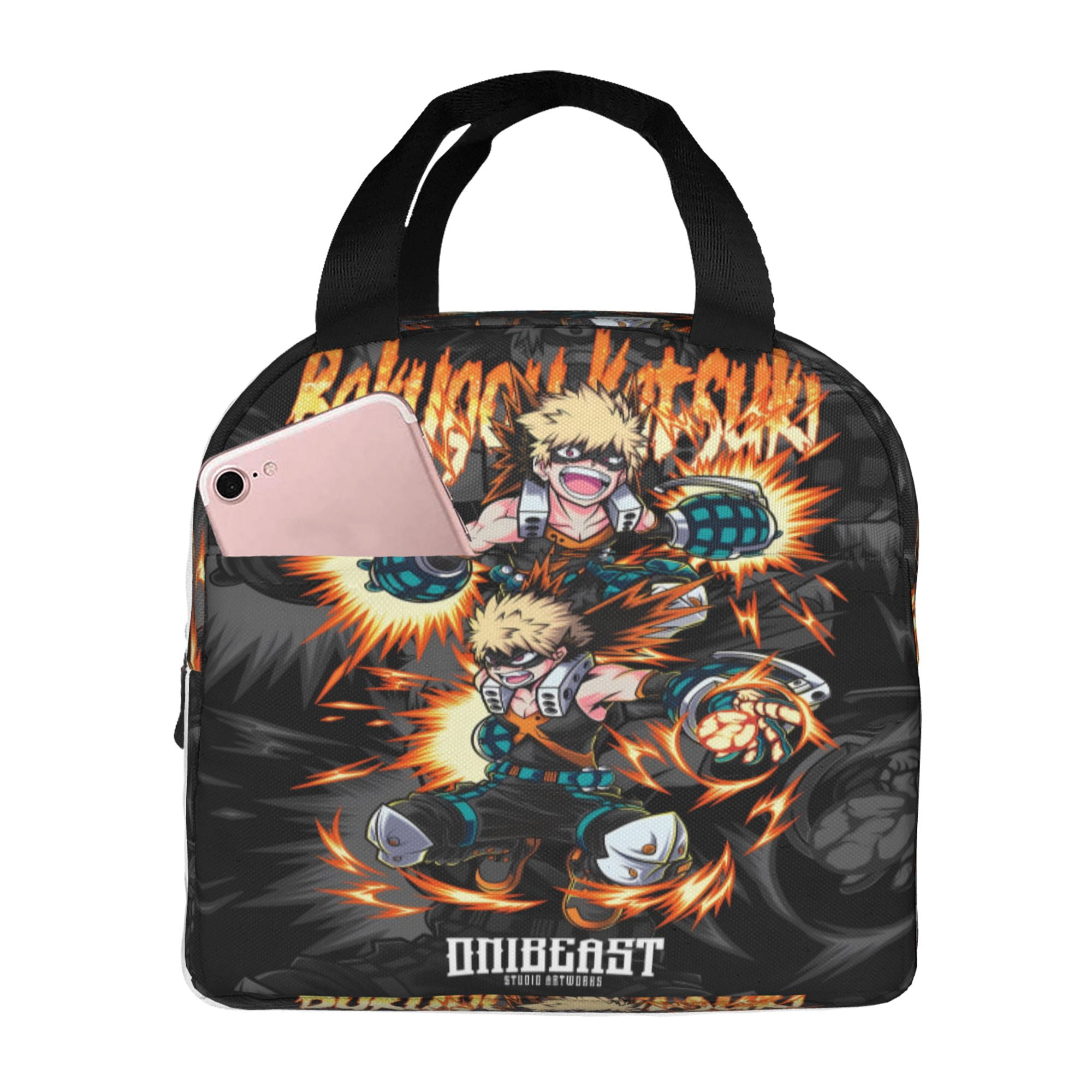 My Hero Academia Bakugo Katsuki Lunch Bag Tote Bag Insulated Lunch Box ...