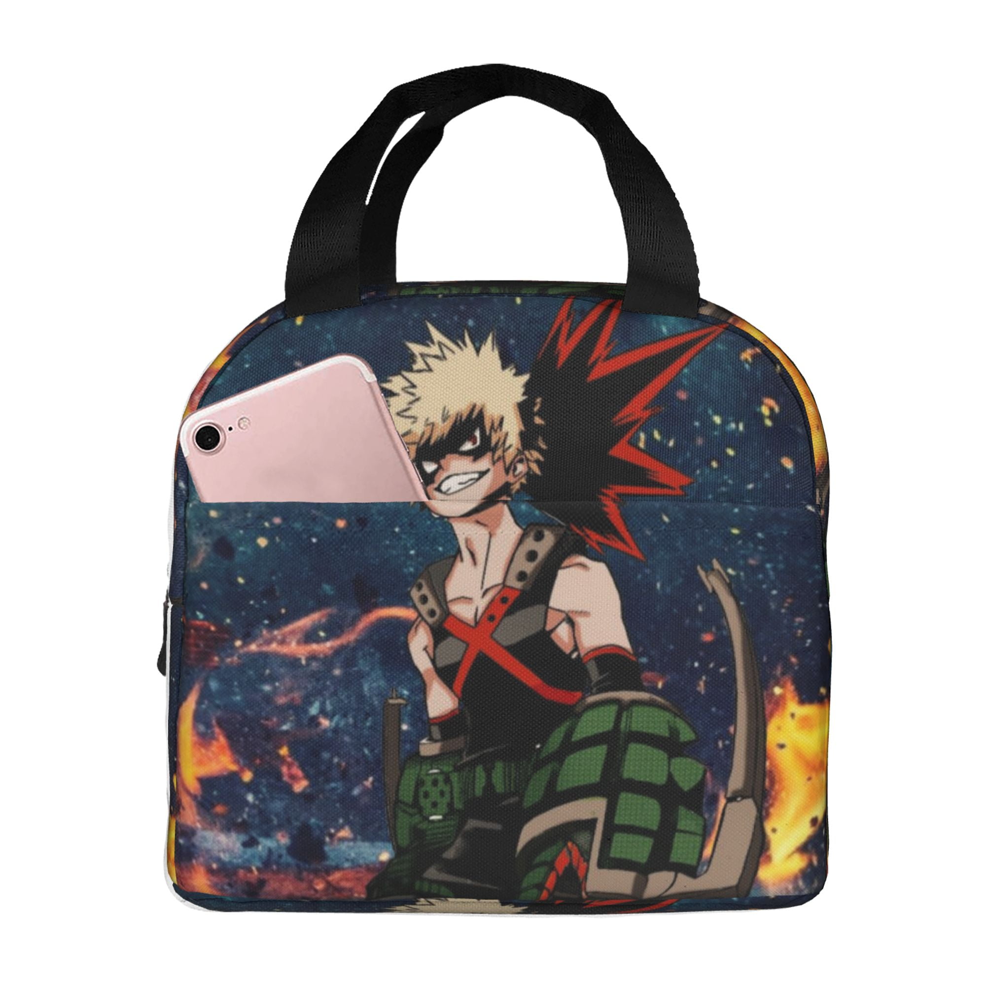 My Hero Academia Bakugo Katsuki Lunch Bag Tote Bag Insulated Lunch Box ...