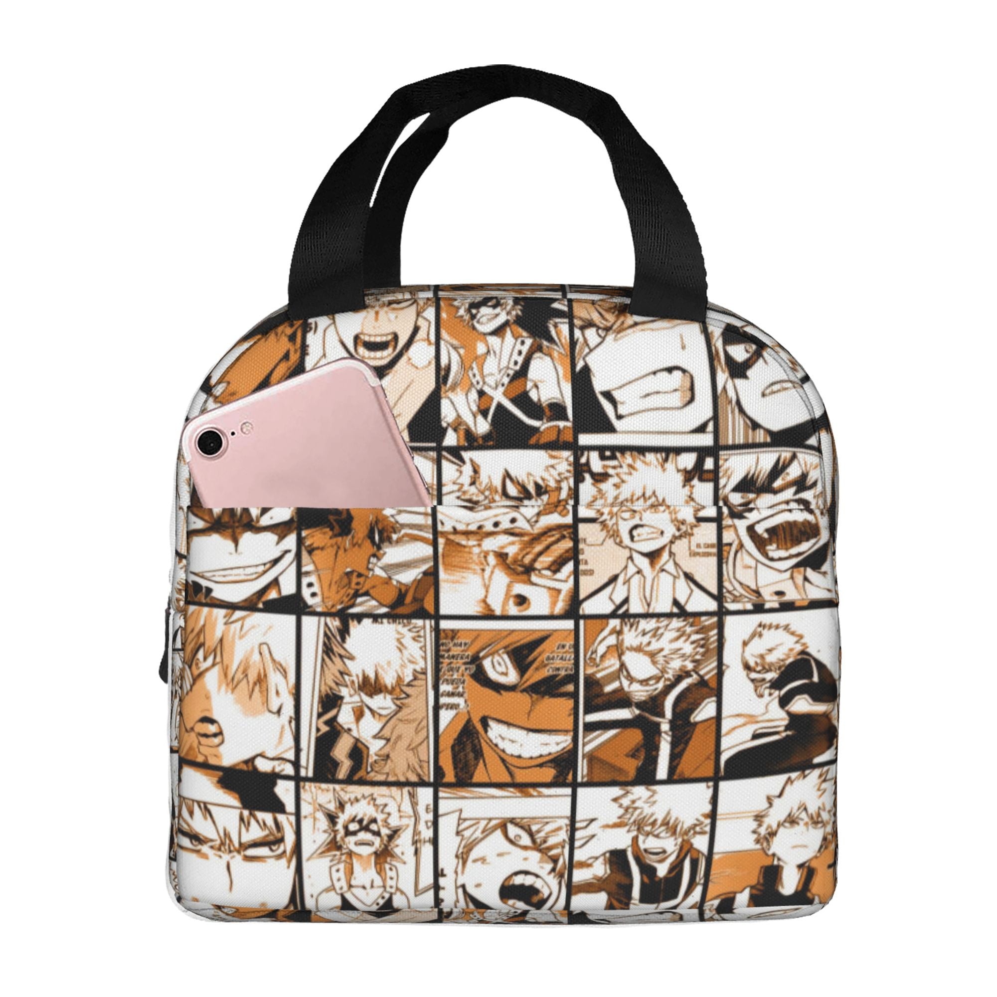 My Hero Academia Bakugo Katsuki Lunch Bag Tote Bag Insulated Lunch Box ...