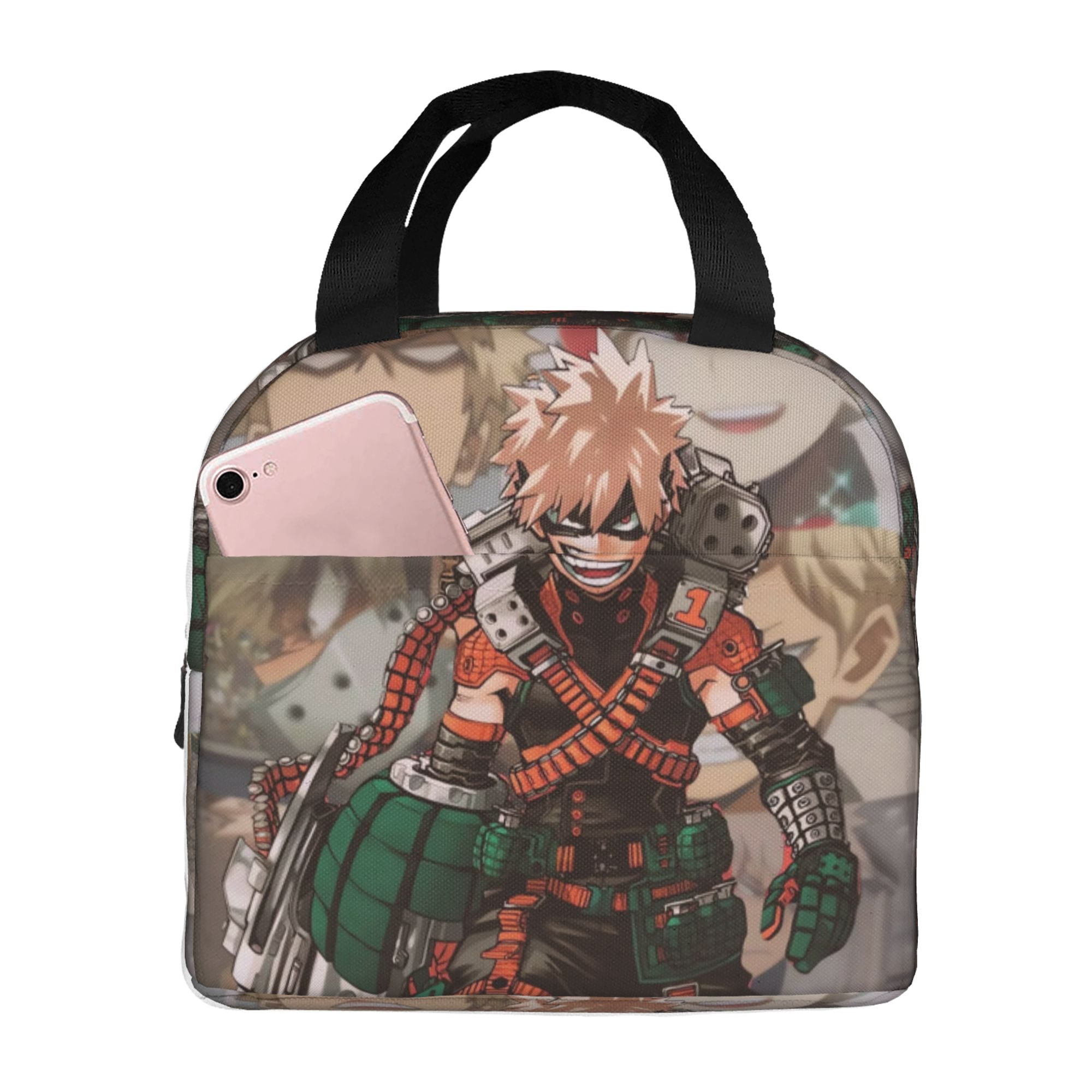 My Hero Academia Bakugo Katsuki Lunch Bag Tote Bag Insulated Lunch Box ...
