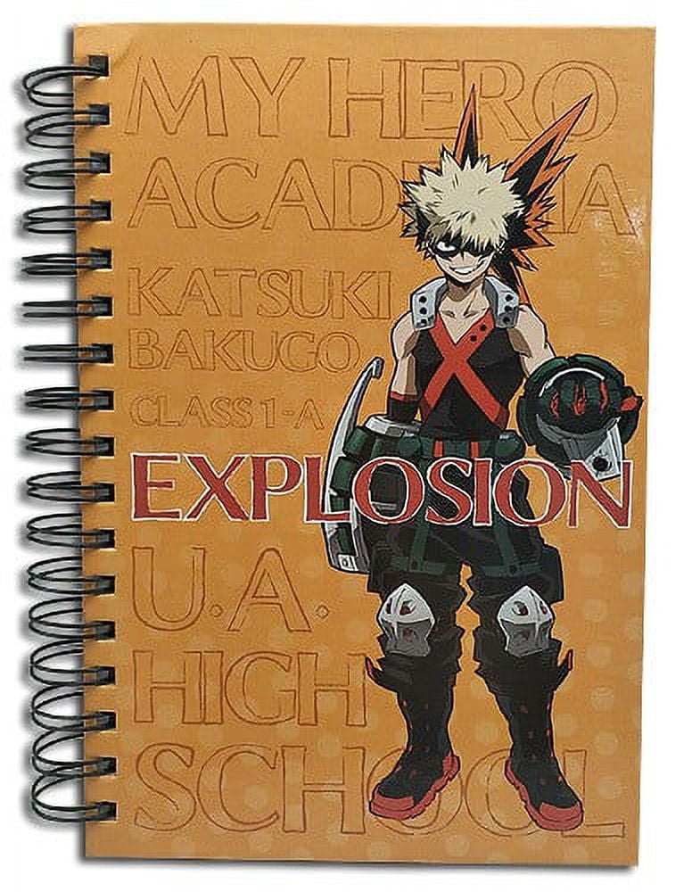 GE Animation My Hero Academia Bakugo Katsuki Notebook, 6x9 Inches, 150 ...