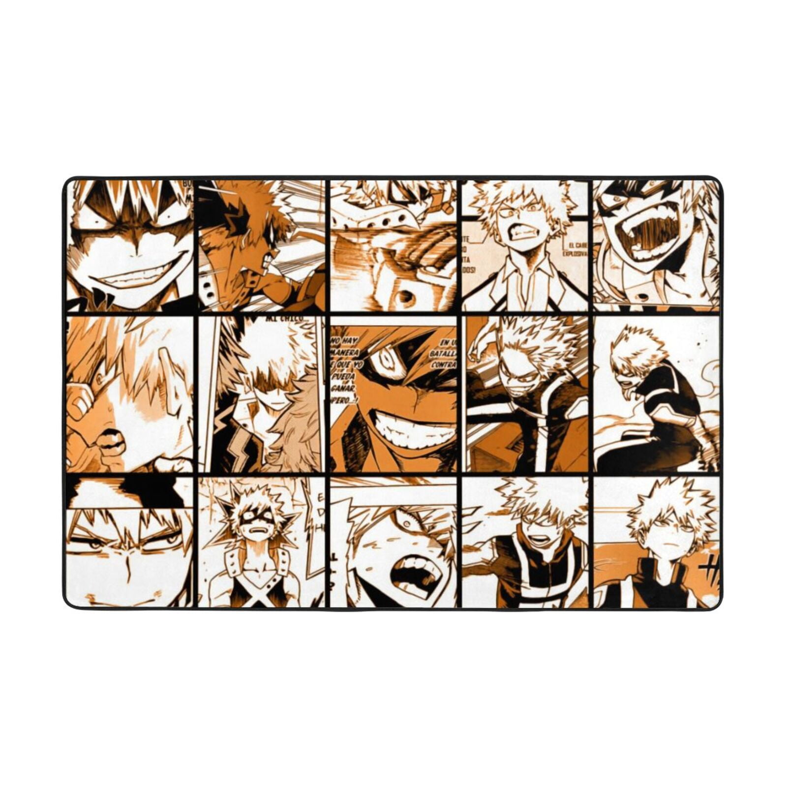My Hero Academia Bakugo Katsuki Rugs Washable Cover Floor Rug Carpets ...