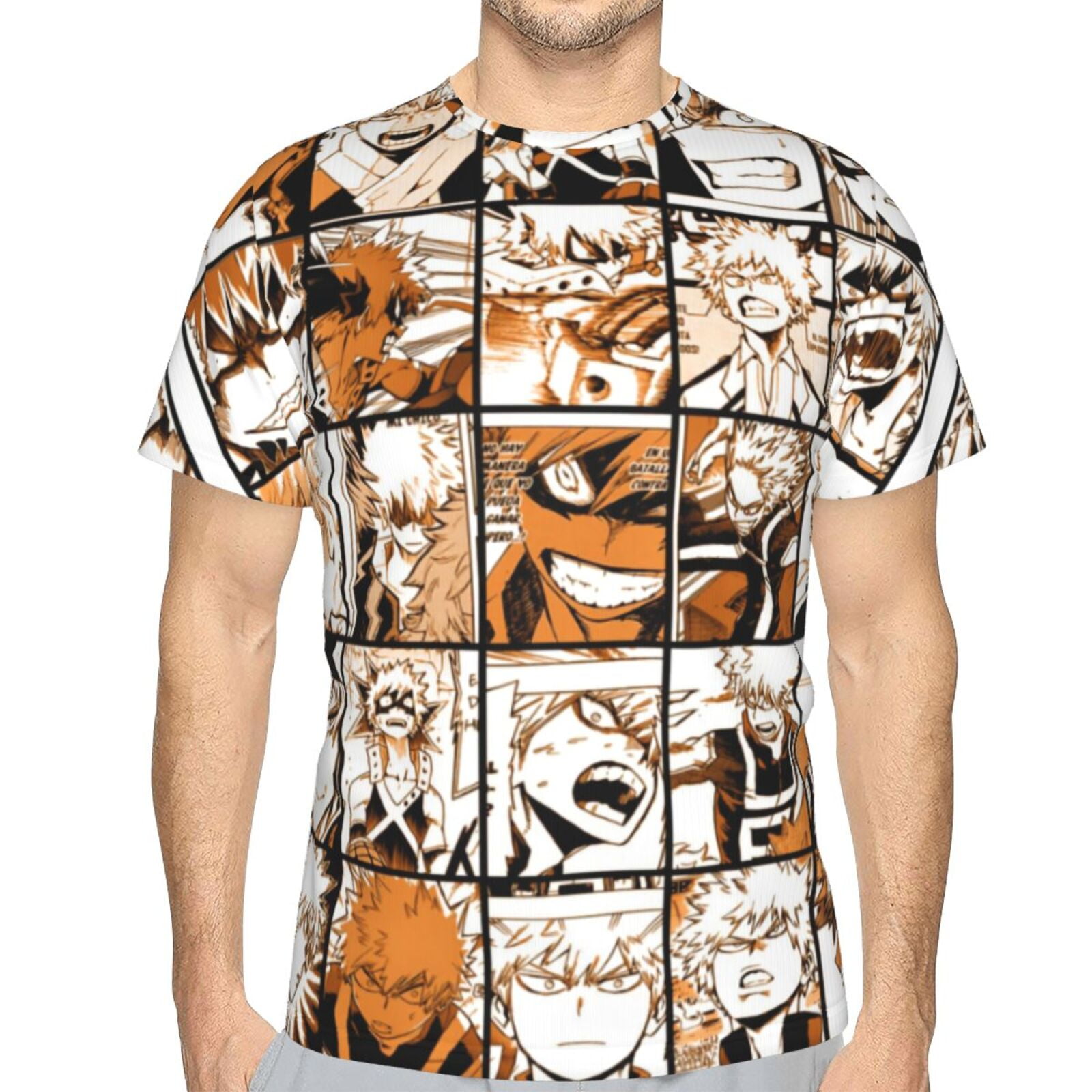 My Hero Academia Bakugo Katsuki Unisex 3d Pattern Printed Short Sleeve ...