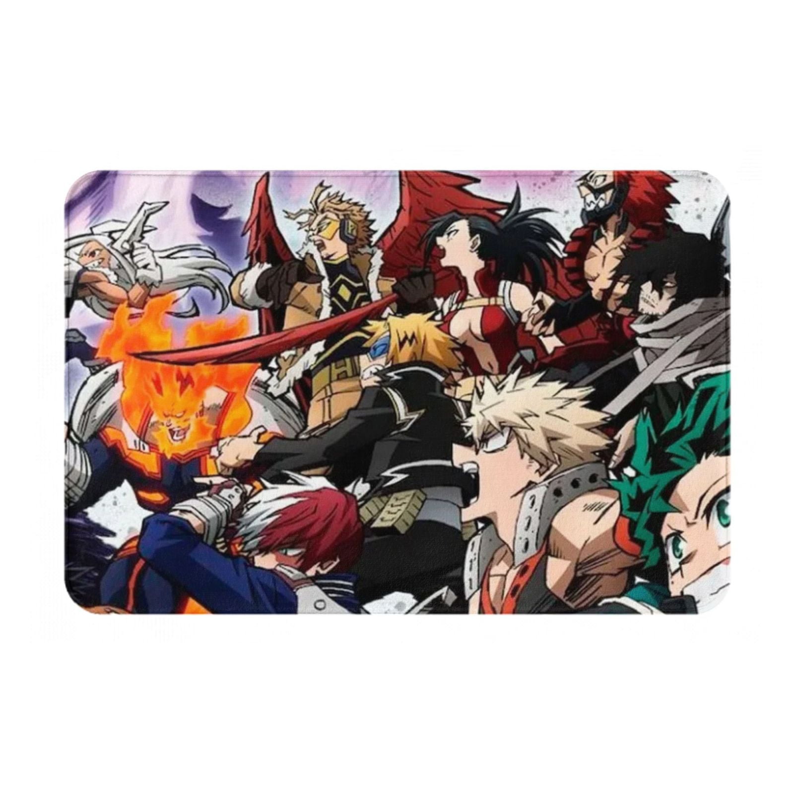 My Hero Academia Bathroom Rugs, Anime Welcome Door Mat, Non Slip Mat ...