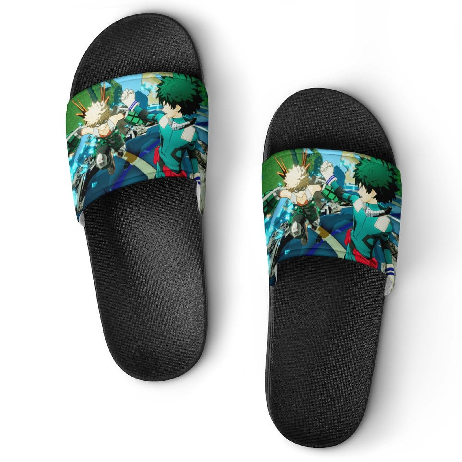 My Hero Academia Battle Unisex Slippers Summer Beach Slippers Casual ...