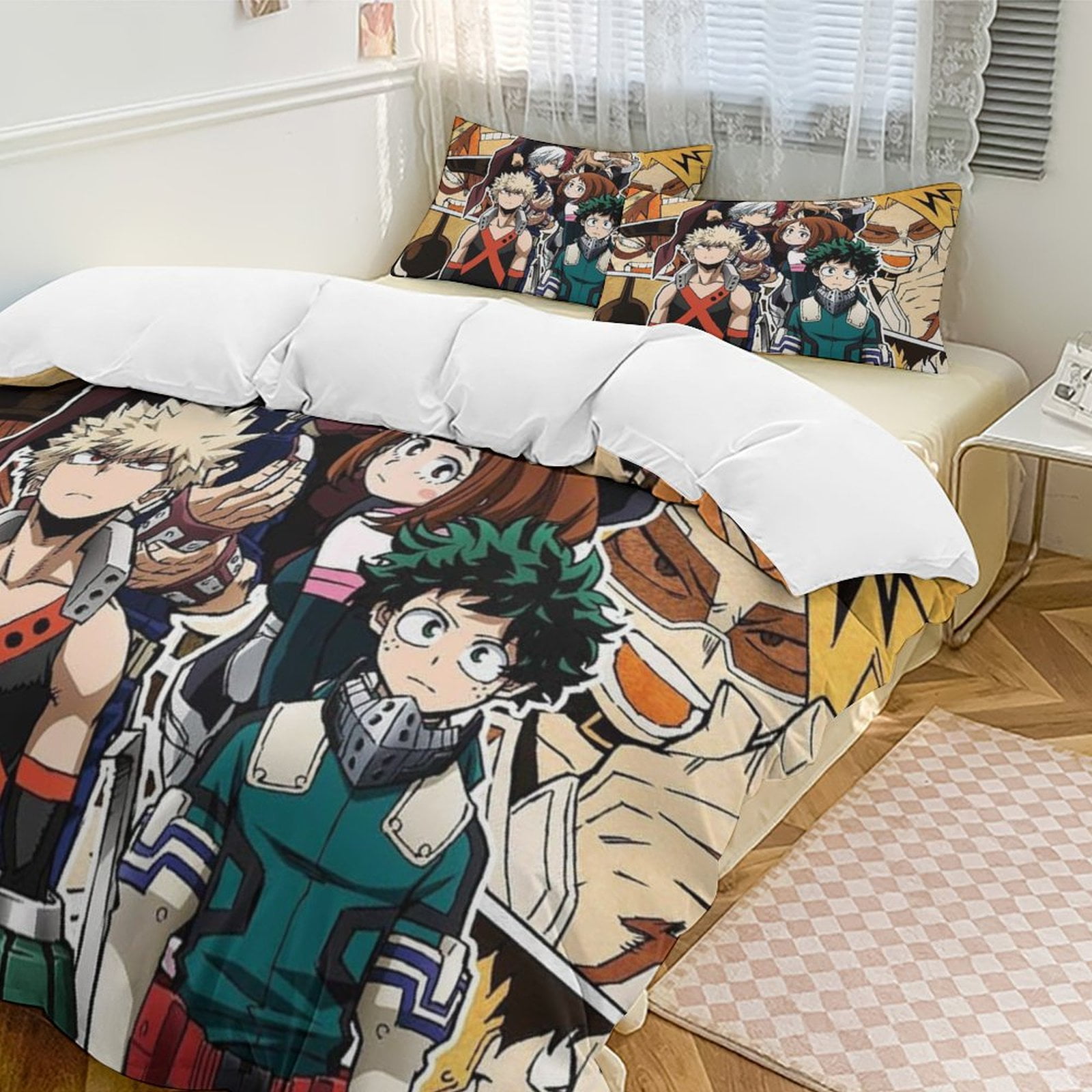 My Hero Academia Bedding Sets, Comforter Duvet Cover And 2 Pillow Shams ...