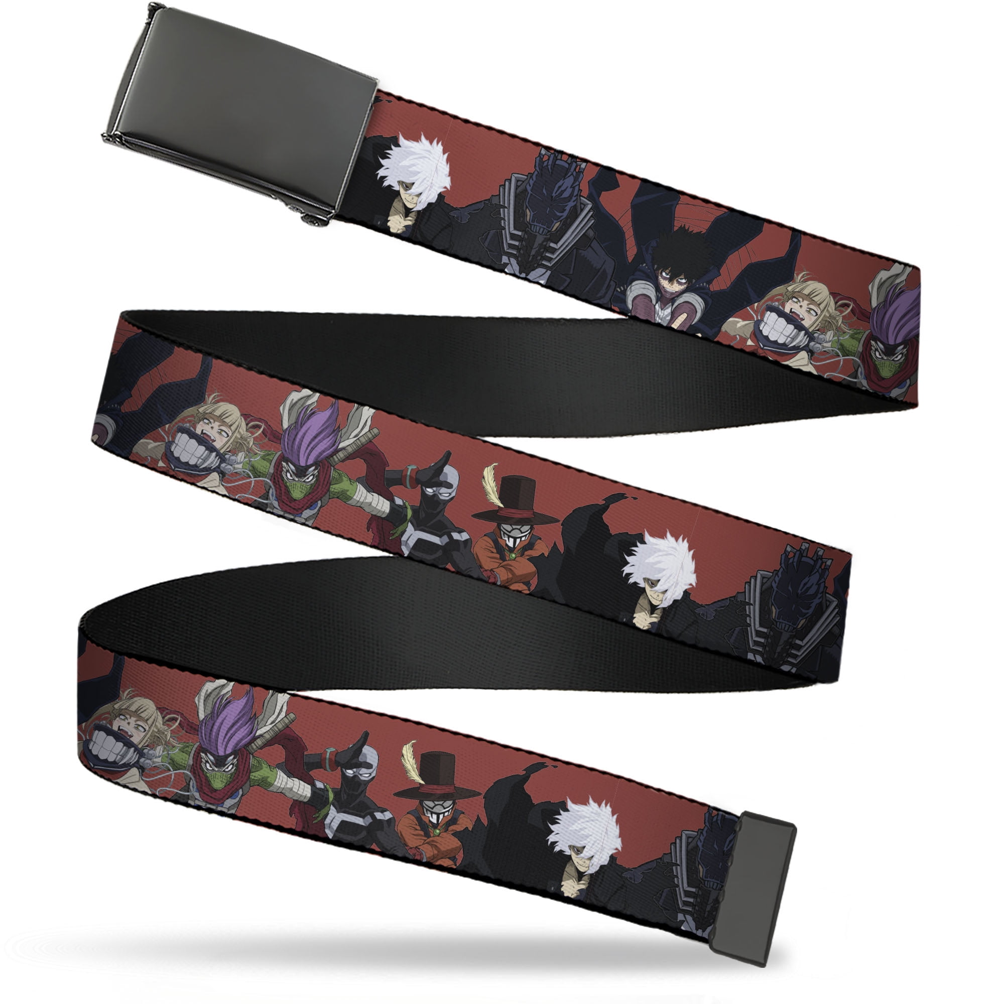 Adjustable Belt, Clamp Buckle, Cut-to-Fit, My Hero Academia Villains ...