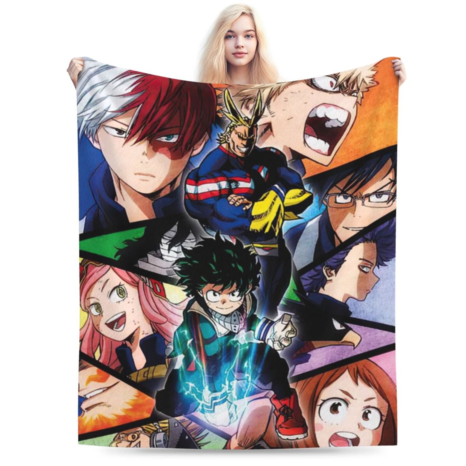 My Hero Academia Blanket, Anime Throw Blanket For Couch Sofa Bed, Soft ...