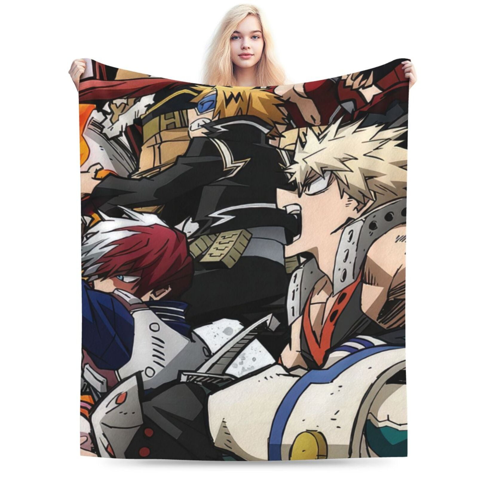My Hero Academia Blanket, Anime Throw Blanket For Couch Sofa Bed, Soft ...